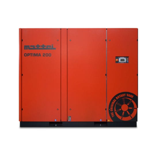 Rotary vane compressor - OPTIMA 200 - MATTEI - air / electric / stationary