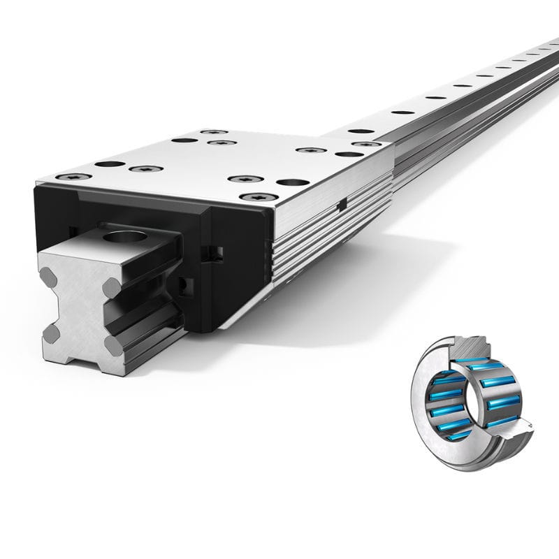 Needle roller guideway - FDA-K - Franke GmbH - aluminum / precision ...