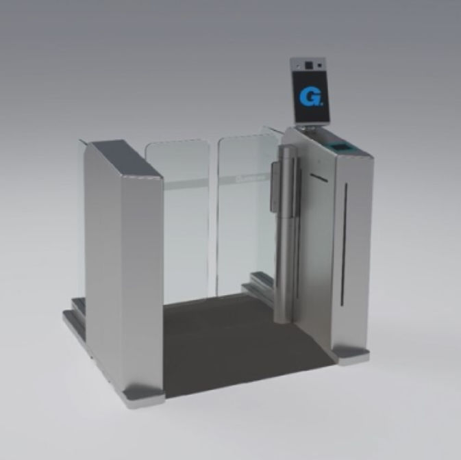 Swing acces gate - AFL - Gunnebo - automated / compact