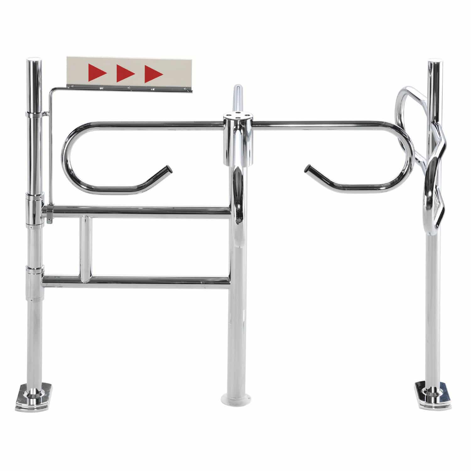 Manual gate - TurnOGate - Gunnebo - horizontal / control / safety