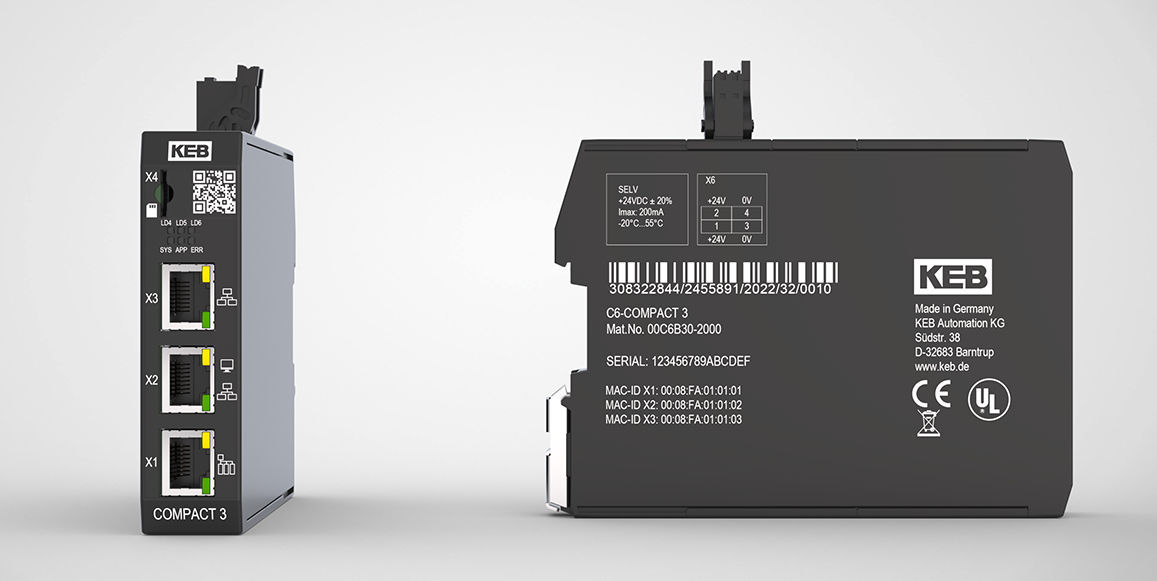 Compact PLC - C6 COMPACT 3 - KEB Automation KG - integrated / real-time ...