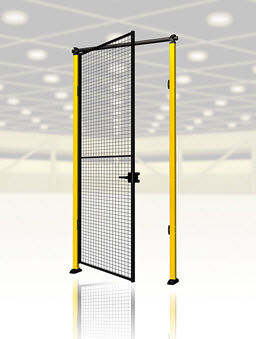 Swing door - D series - AXELENT - metal / industrial / indoor