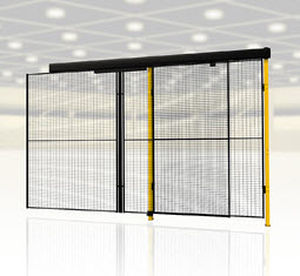 Sliding door - D26 series - AXELENT - metal / indoor / industrial