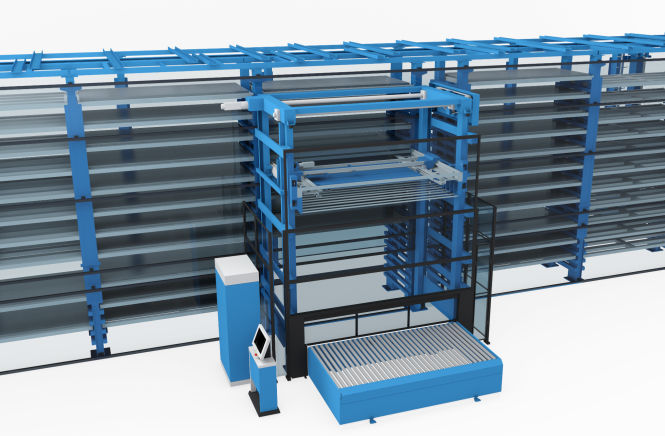 Automatic sheet metal storage system - Fast Loading - PRIMA POWER ...