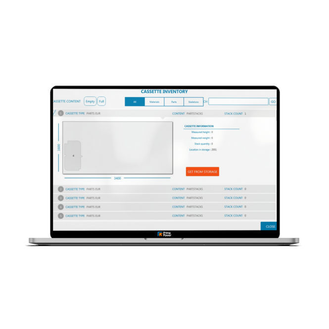 Interface software - Tulus - PRIMA POWER - visualization / control / HMI