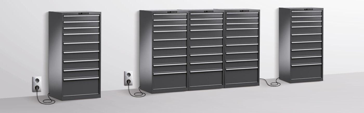 Electronic lock - eLock - LISTA - for cabinets / drawer