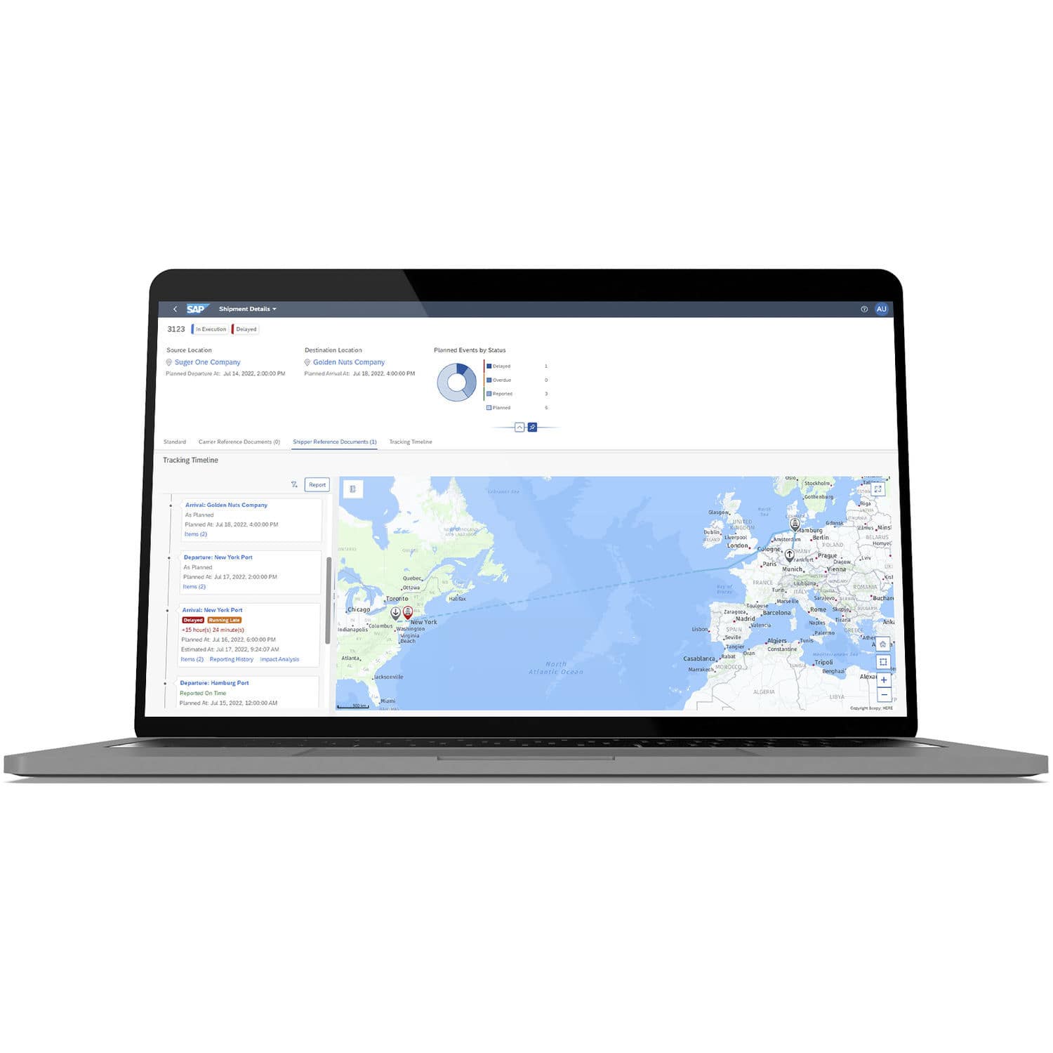 Monitoring software - SAP - reporting / tracking / traceability