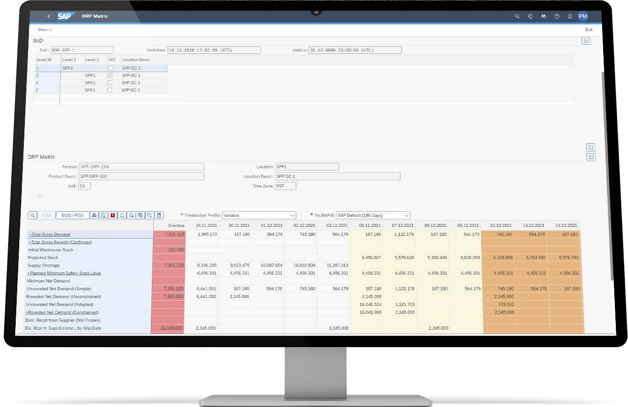 Supply chain management software - S/4HANA - SAP - planning / network ...