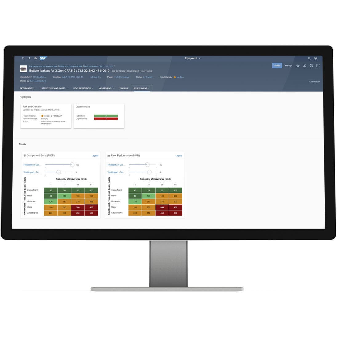 Asset management software - SAP - performance management / monitoring ...