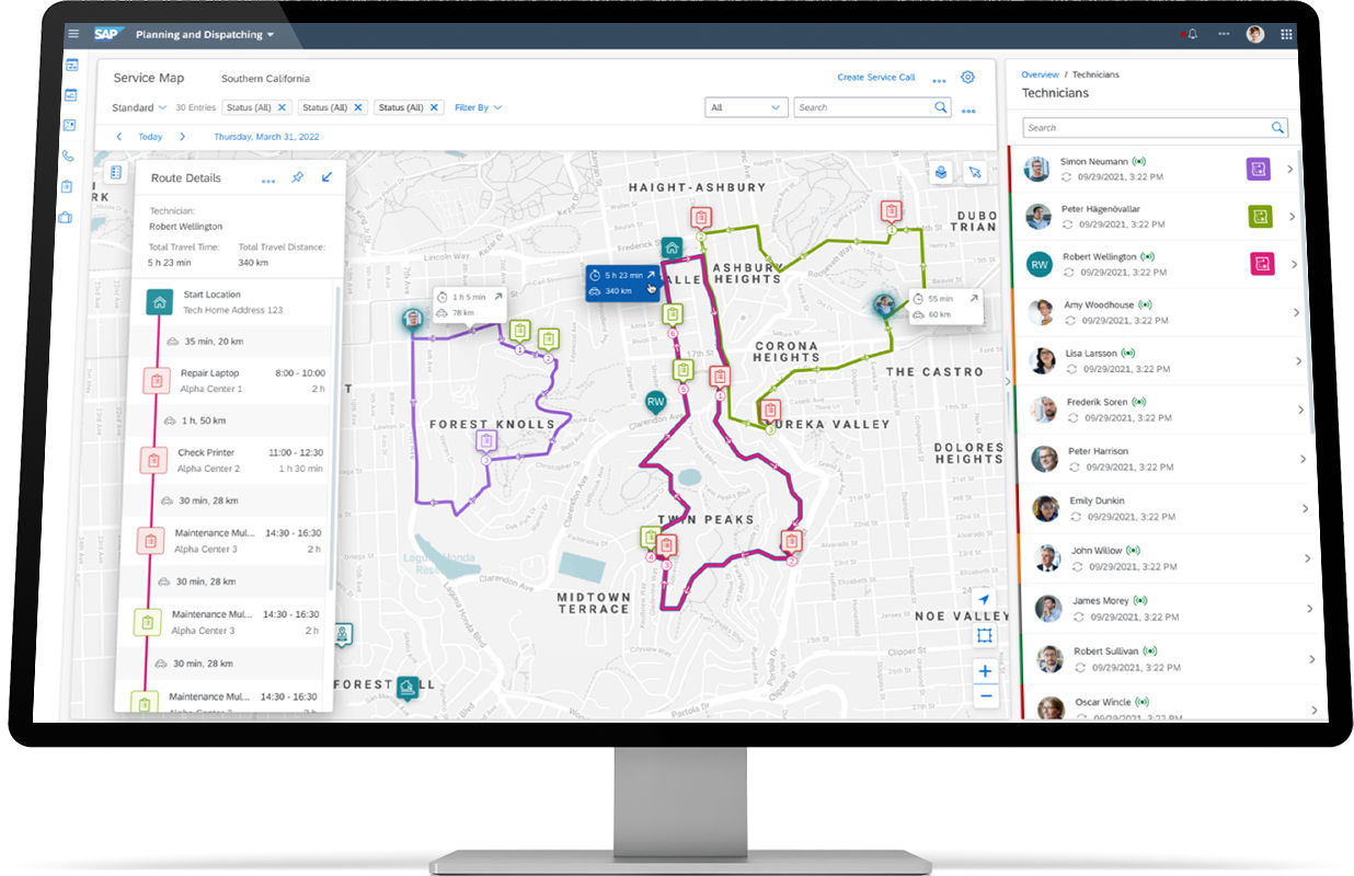 Management software - SAP - field instrument configuration / real-time