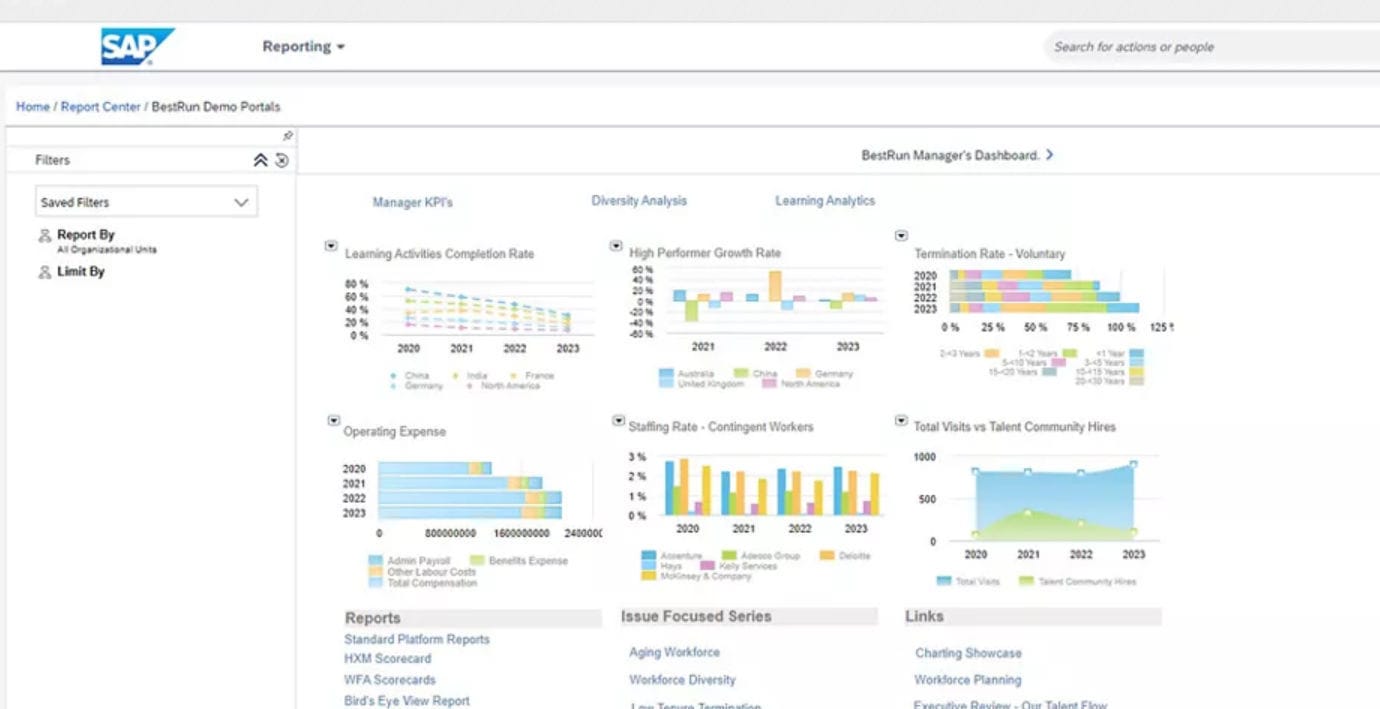 Human resource management software - Human capital management - SAP ...