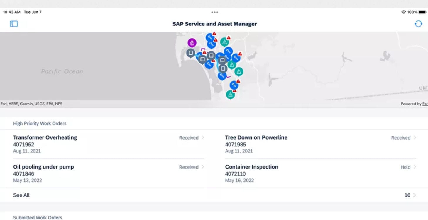 Management software - Service and Asset Manager - SAP - asset ...