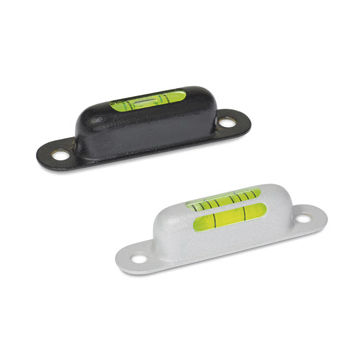 Bubble level vial - BEL-MS - ELESA - long / screw-in / unidirectional