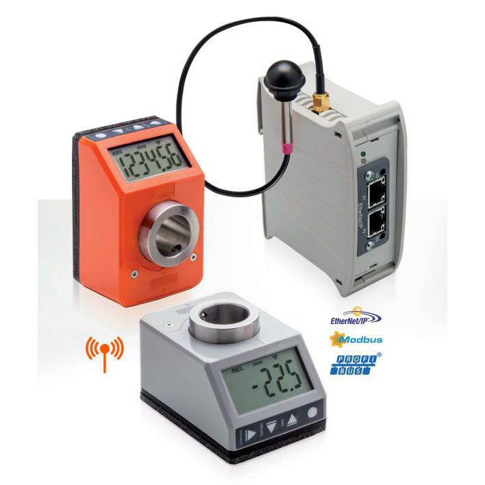 Data transmission by radio indicator - DD52R-E-RF - ELESA - position ...