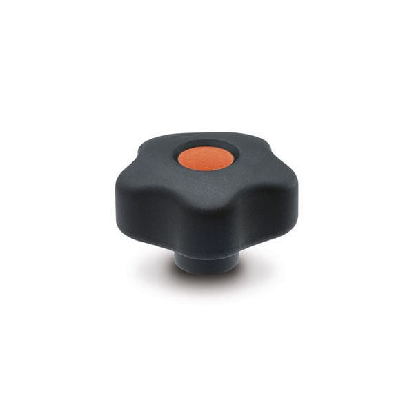 Threaded knob - VCT.SOFT series - ELESA - lobe / technopolymer