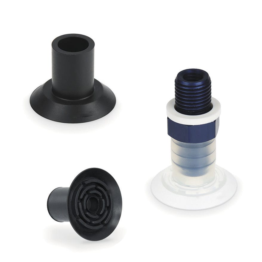 Flat suction cup - VVA-30 - ELESA - rubber / handling