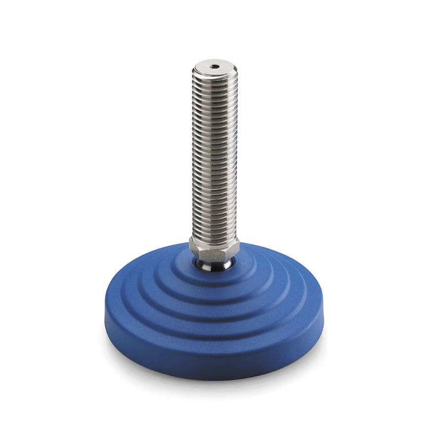 Leveling foot - LV.A-SST-VD - ELESA - machine / polyamide / stainless steel