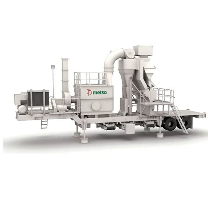 Particle classifier - Metso Corporation - sand / air / cyclone