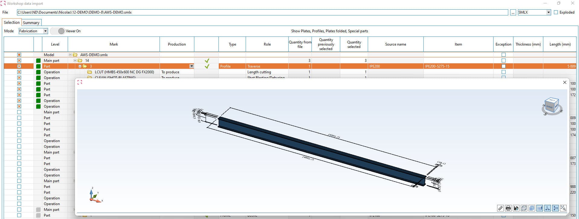 CAD software - Advance workshop - GRAITEC - management / control / tracking