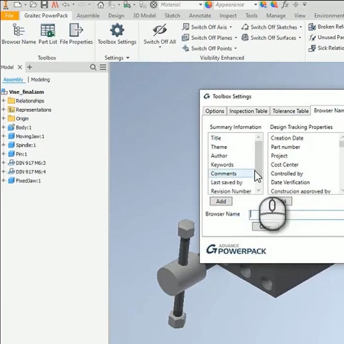 Management software - PowerPack for Inventor® - GRAITEC - simulation ...