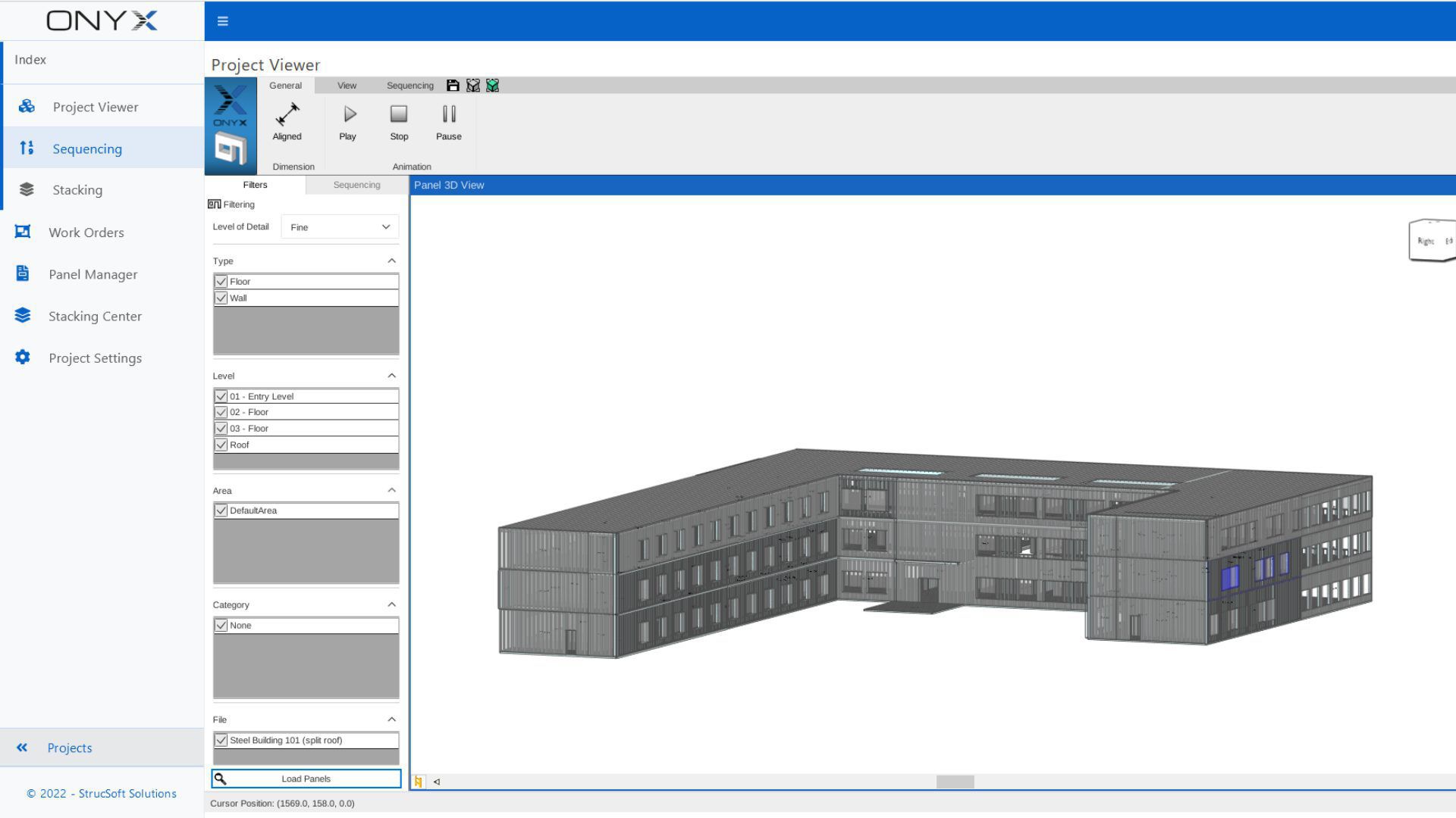 Management software - Onyx - GRAITEC - interface / design / cloud