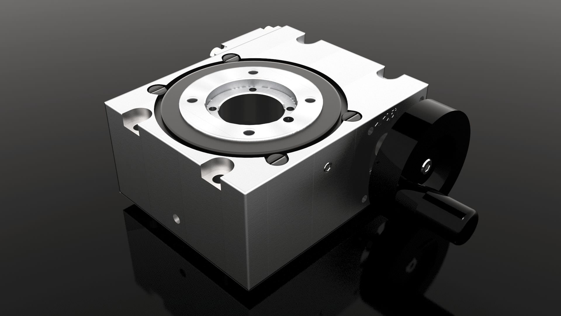 Rotary adjuster - MDV series - IEF-Werner GmbH - manual / stainless steel