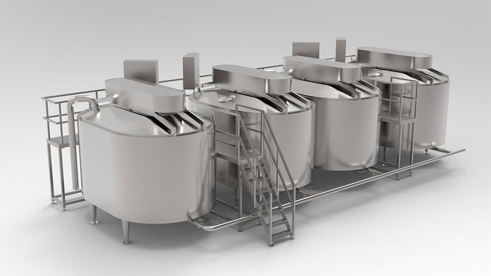 Hard cheese production line - Alpma Alpenland Maschinenbau - curd ...