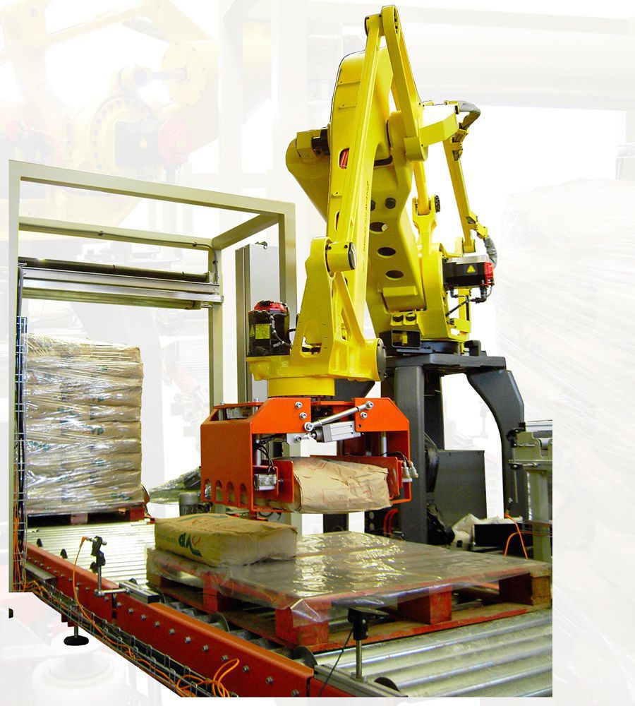 Robotic palletizer - RD - AND & OR - for sacks / package / for building ...