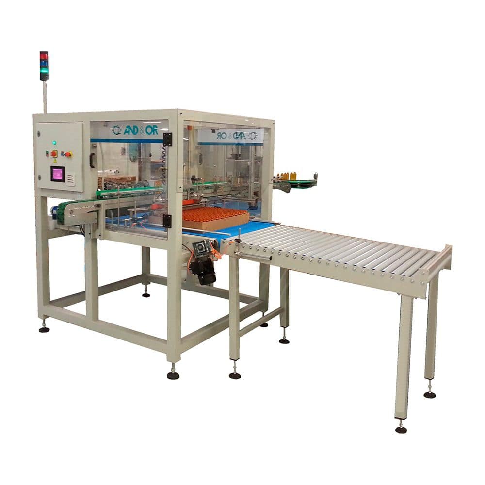 Automatic tray packer - ETS - AND & OR - motorized / for bottles / blow ...