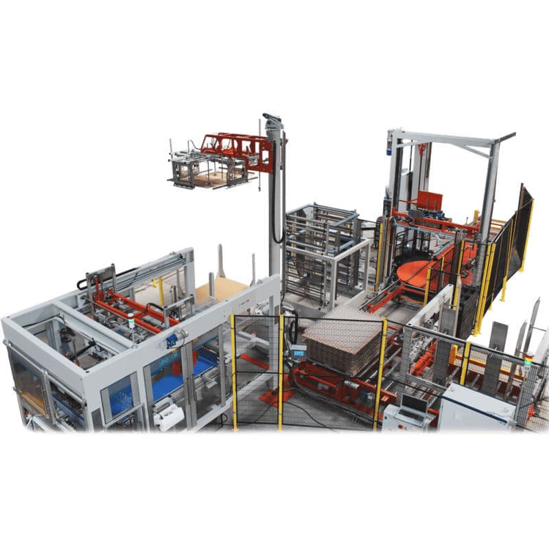 Robotic tray packer palletizer - ECA series - AND & OR - automatic ...