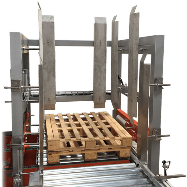 Pallet stacker - AND & OR - blow molding industry / for bottling ...