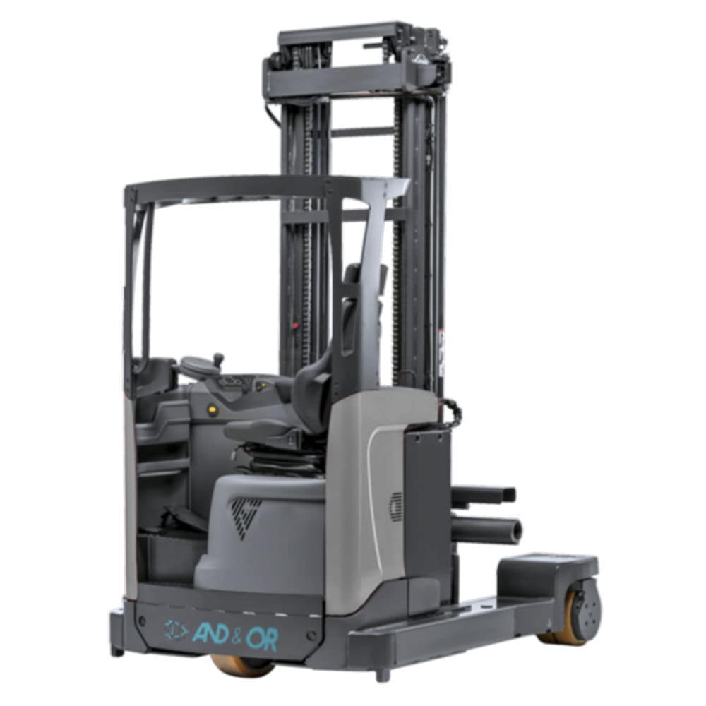 Electric forklift - R series - AND & OR - side-facing seated / handling ...