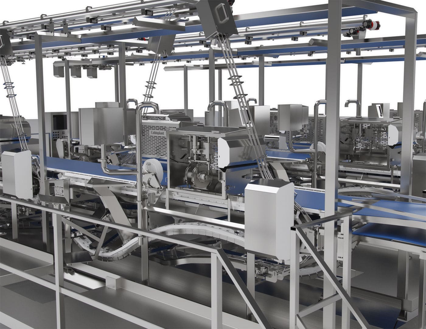Semi-automatic packaging line - Cabinplant A/S - for the food industry ...