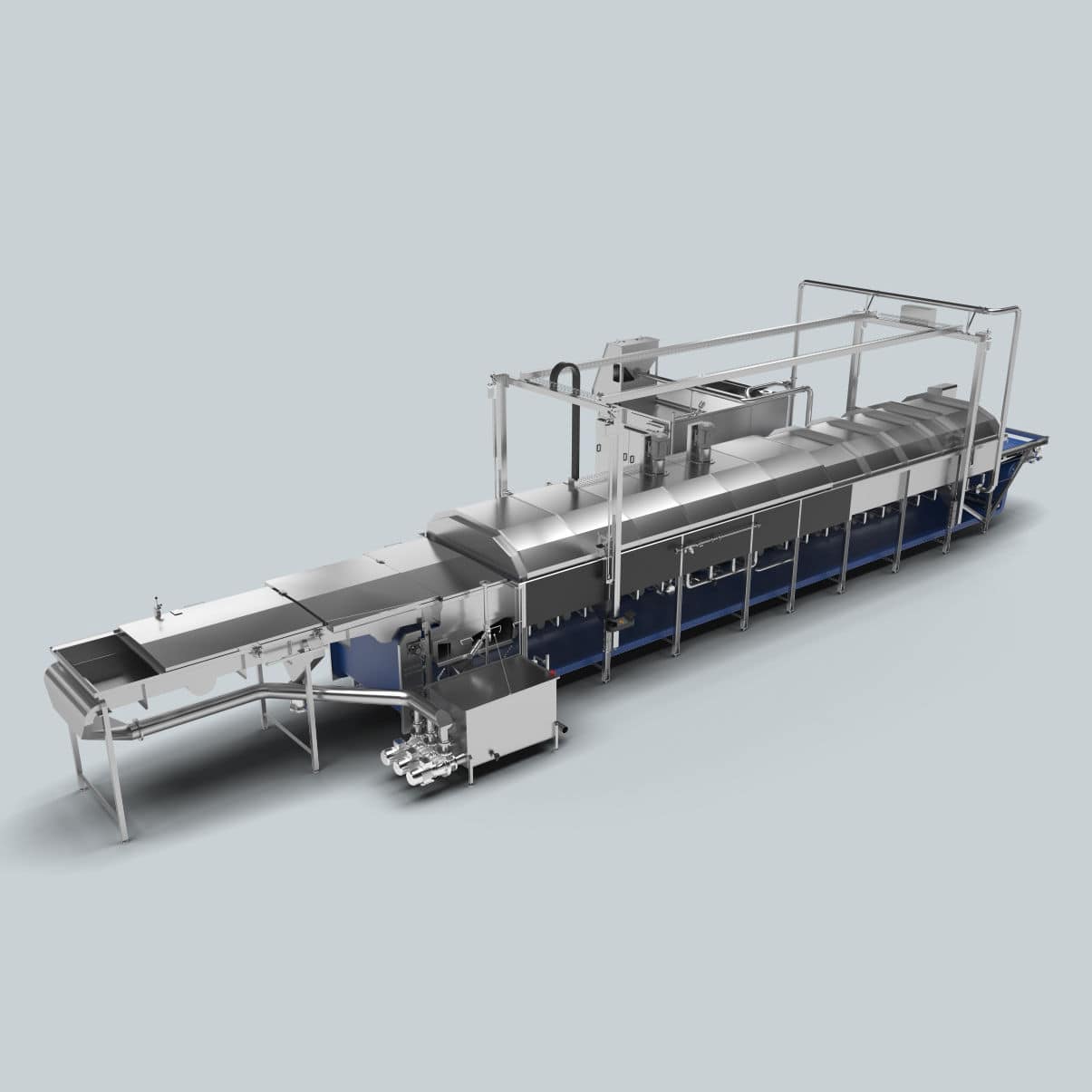 Fruits and vegetable blancher - Cabinplant A/S - for the food industry ...