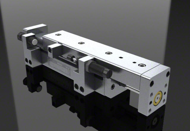 Pneumatic actuator - C series - TOSS GmbH & Co. KG - linear / double-acting / guide