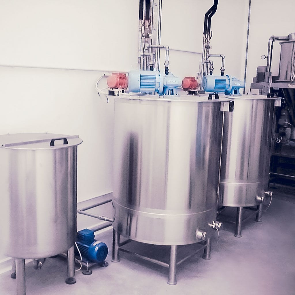 Metering tank - Cepi Spa - fat product / stainless steel