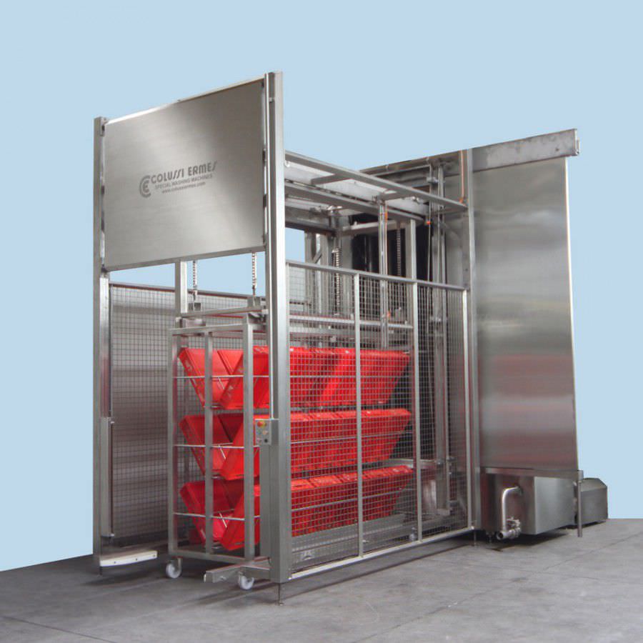 Water washing machine - Colussi Ermes - spray / by rotation/agitation ...