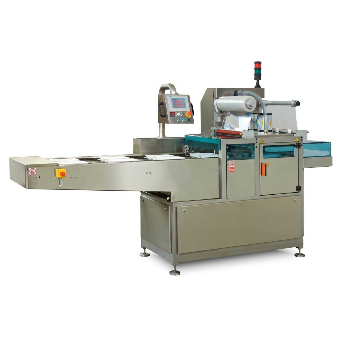Linear tray sealing machine - BRAVO 150 - DELFIN S.r.l. - automatic ...