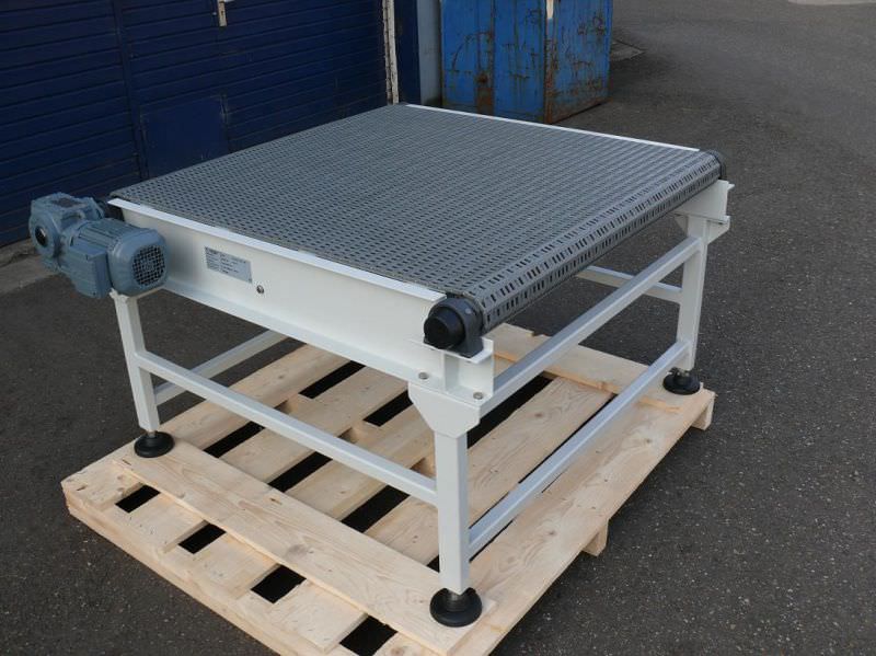 Flush grid conveyor belt - KPA 30 - Jonge Poerink Conveyors - modular ...