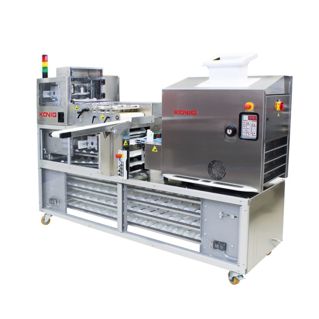 Hotdog bread production line - G 2000 - König Maschinen GmbH - baguette ...