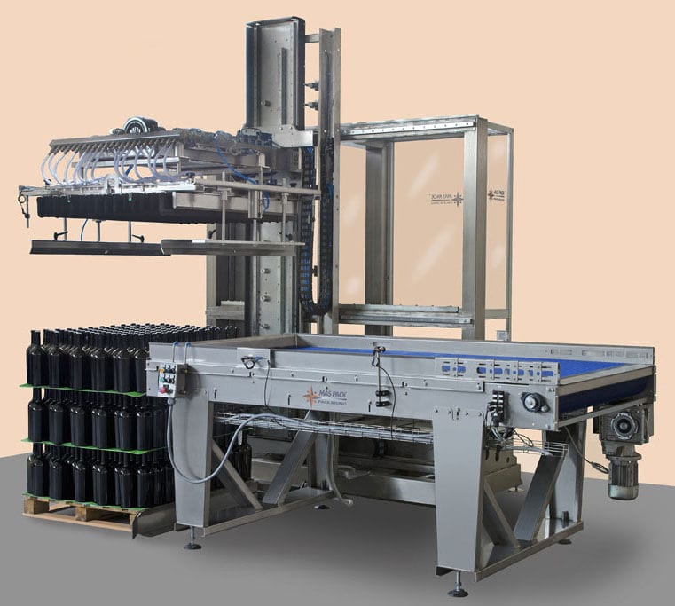 Gripping depalletizer - CALABRONE 20 - MAS PACK - layer / for glass ...