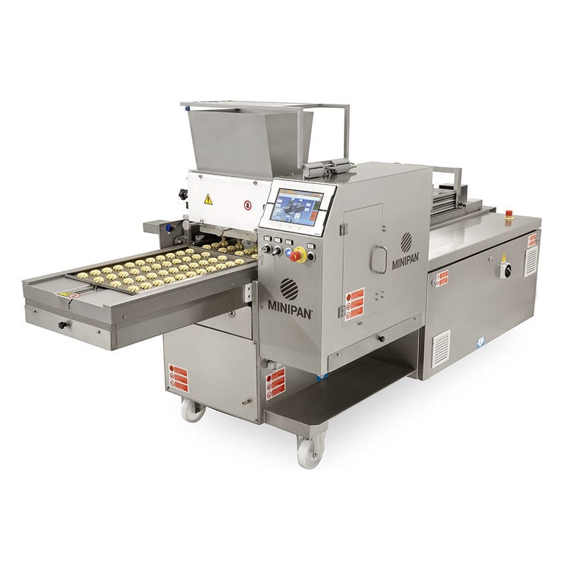 Biscuit production line with cutter - COMBY 3VO - Minipan S.r.l. Food Processing Machines - with ...