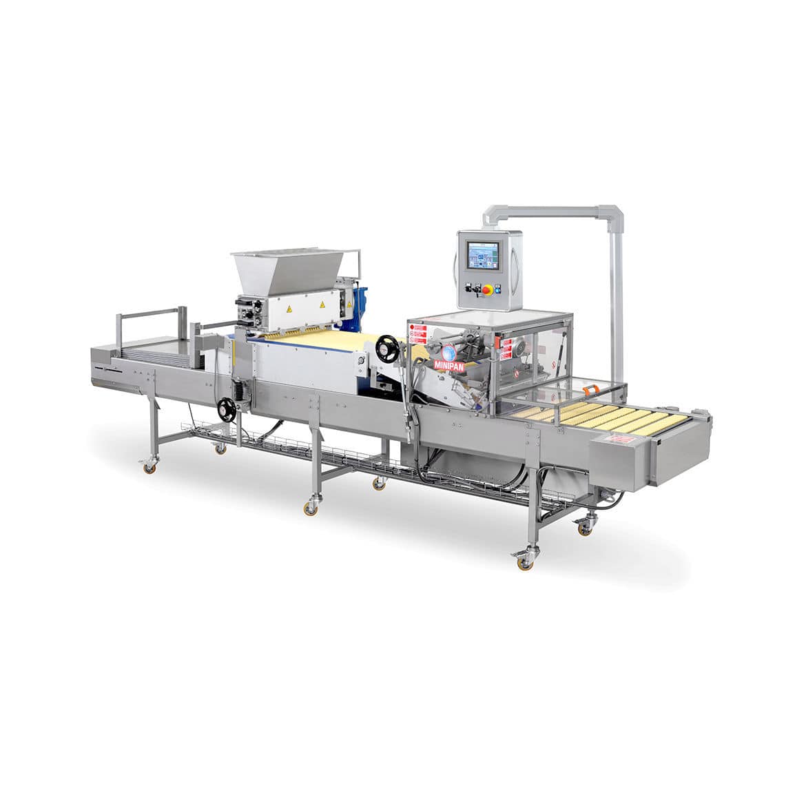 Biscuit production line with extruder - SYR - Minipan S.r.l. Food Processing Machines - PLC ...