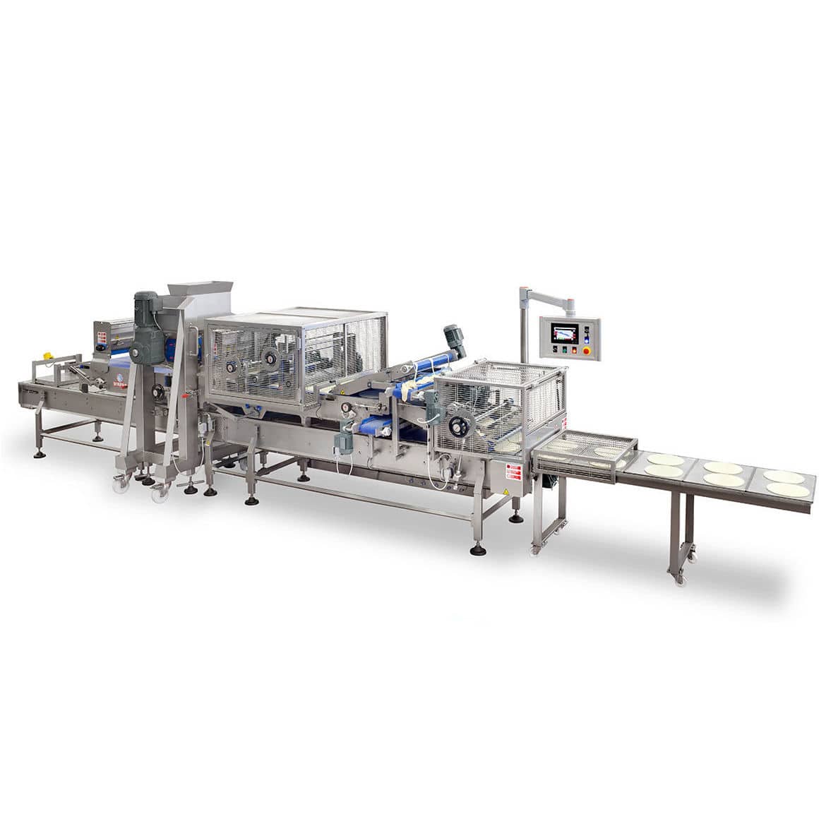 Biscuit production line with extruder - SYR ROTO - Minipan S.r.l. Food Processing Machines ...