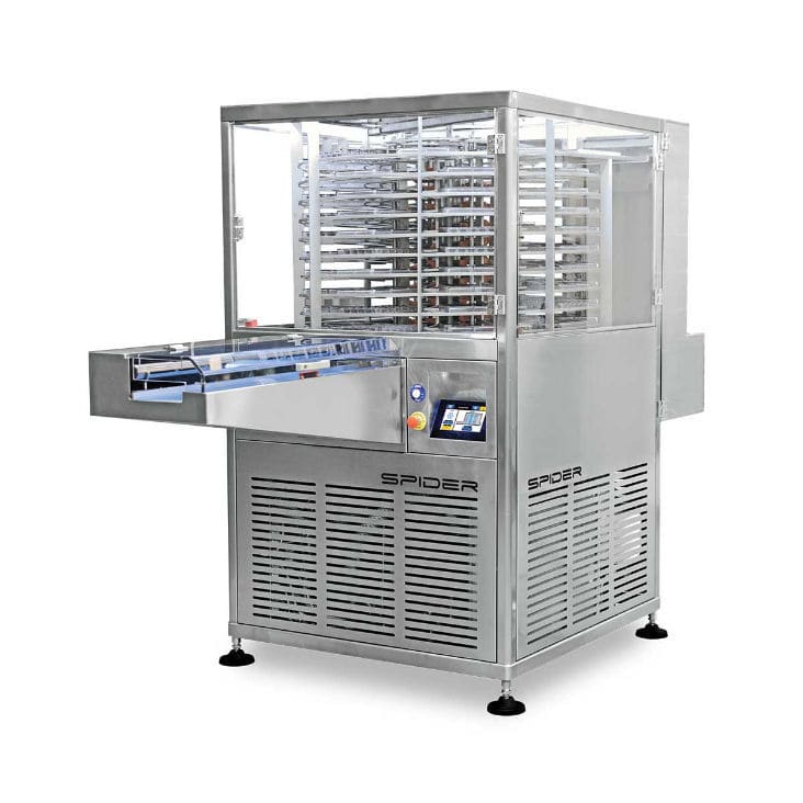 Chocolate cooling tunnel - SPIDER - Selmi - vertical / for molds / compact