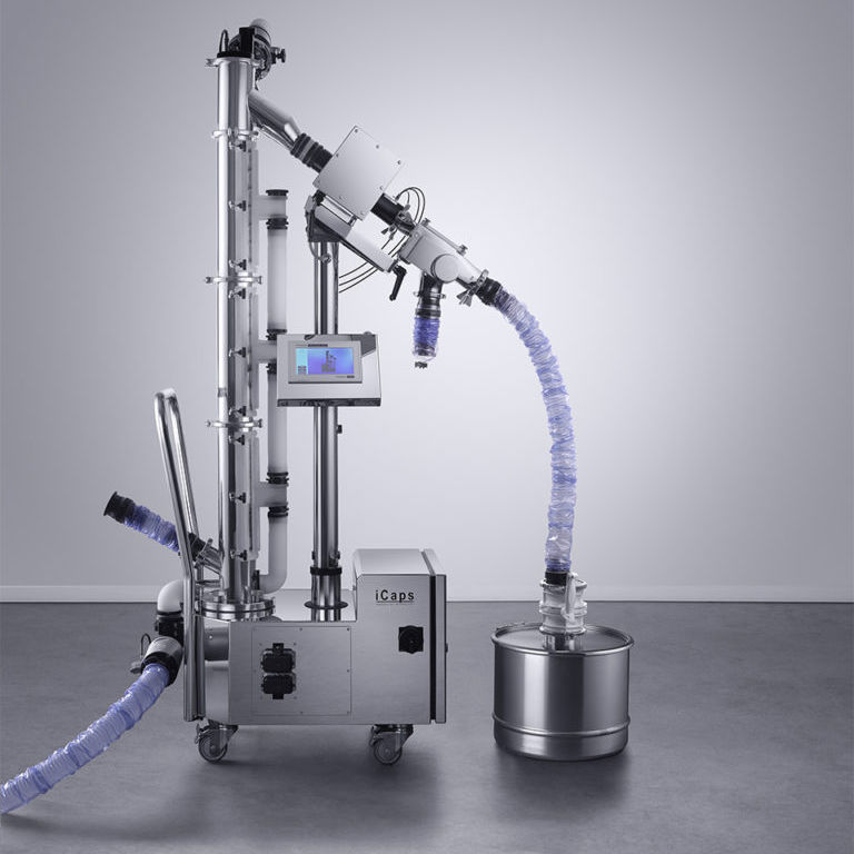 Medical polishing machine - iCaps C - Pharma Technology - continuous / drum