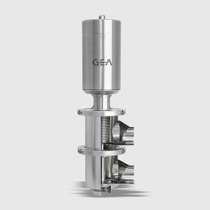 Diverter valve - Aseptomag® UV - GEA Procomac S.p.A. - pneumatically ...