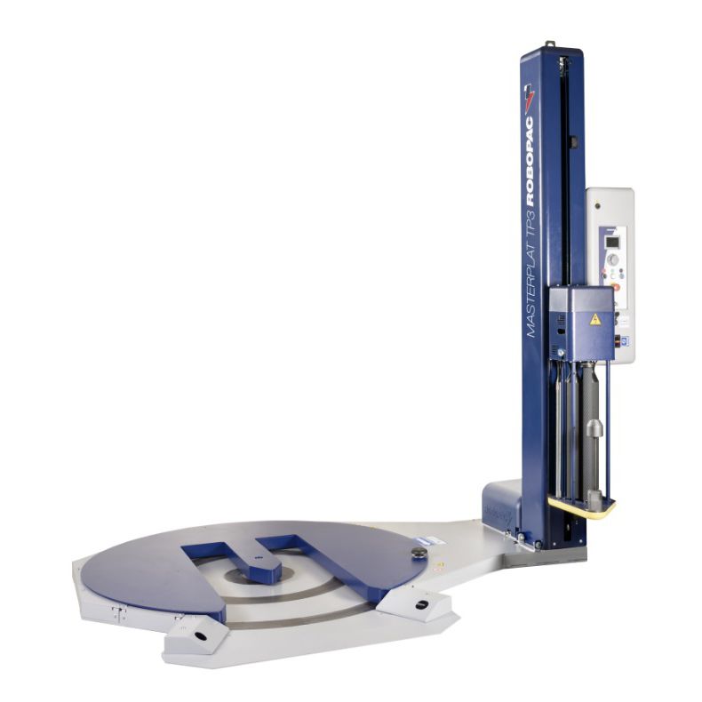 Turntable stretch wrapping machine - MASTERPLAT PLUS TP3 series ...