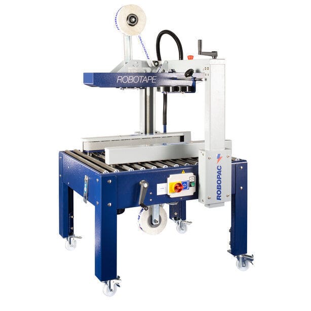 Semi-automatic case erector - Robotape ME HD - ROBOPAC SPA - adhesive tape