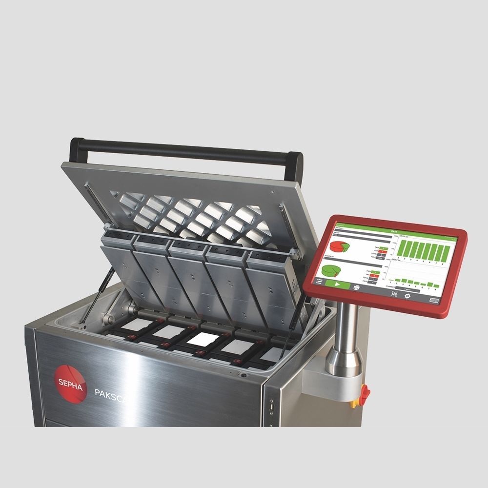 Absolute pressure decay leak testing machine - PakScan - Sepha Ltd ...